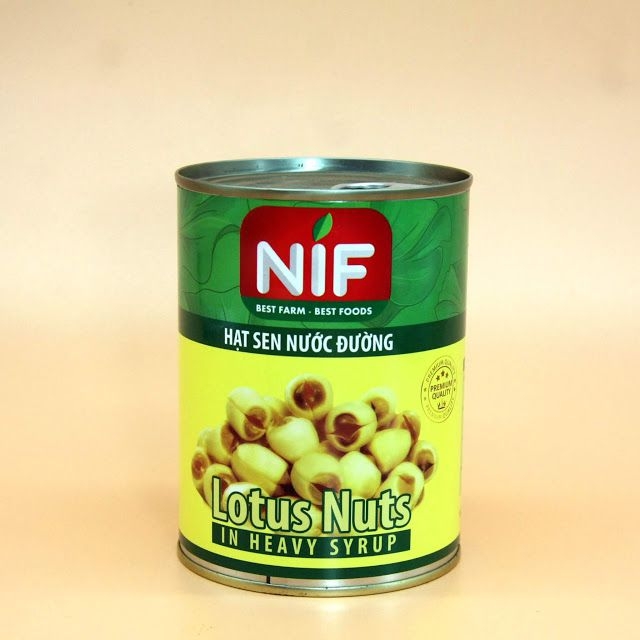 HẠT SEN NƯỚC ĐƯỜNG NIF LON 560GR